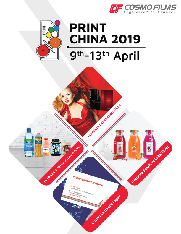 Cosmo Films to showcase speciality printing substrates at Print China ...